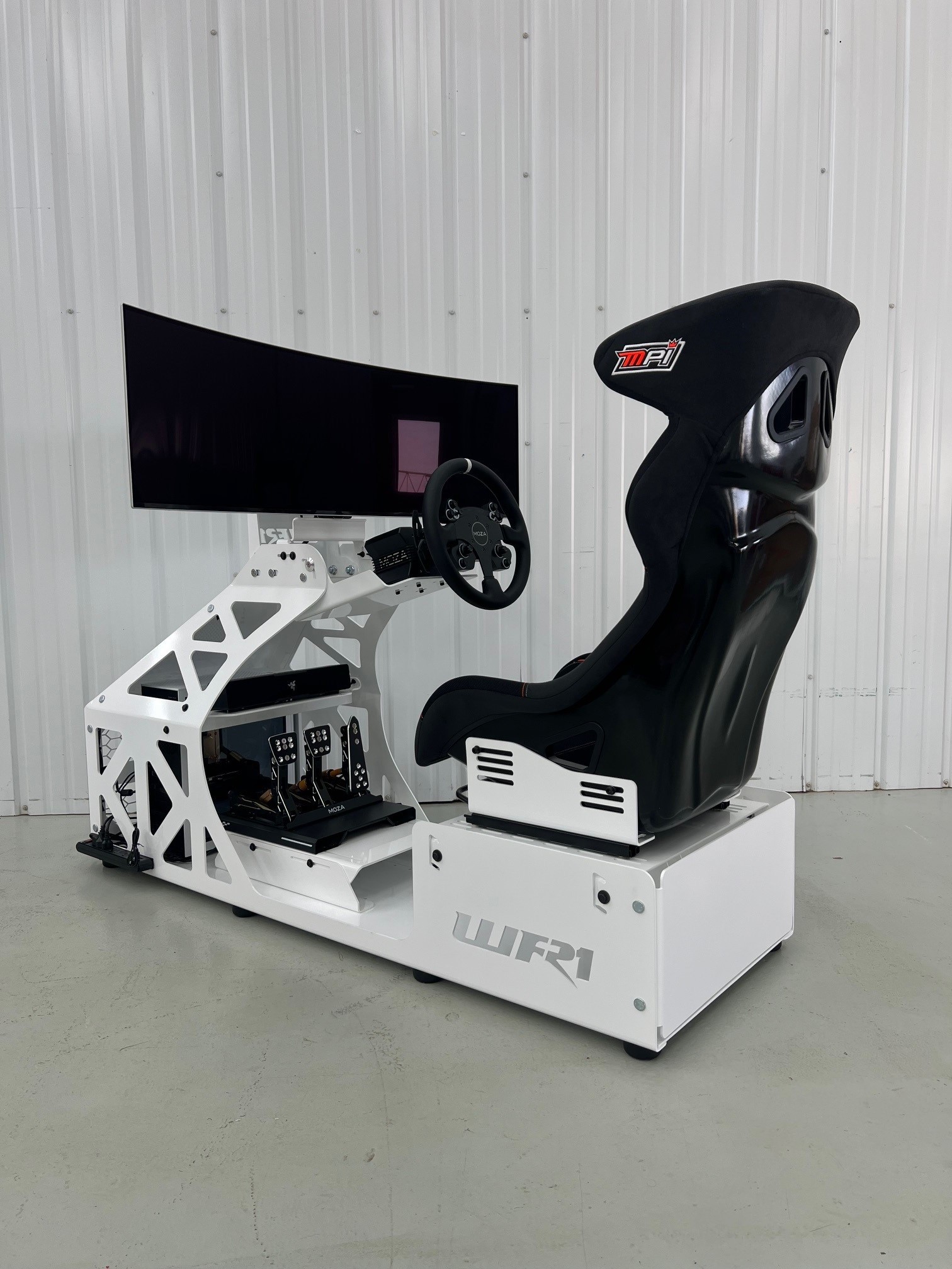 WR1 Sim Chassis | WHITE RACE READY WITH MPI SEAT 2025