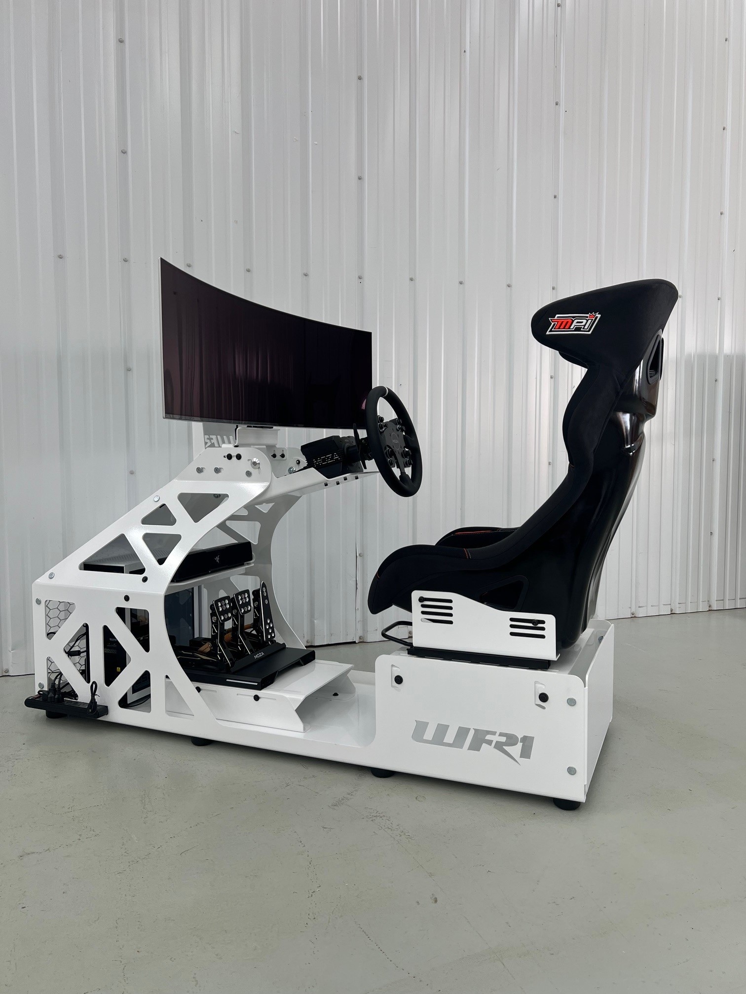 WR1 Sim Chassis | WHITE RACE READY WITH MPI SEAT 2025