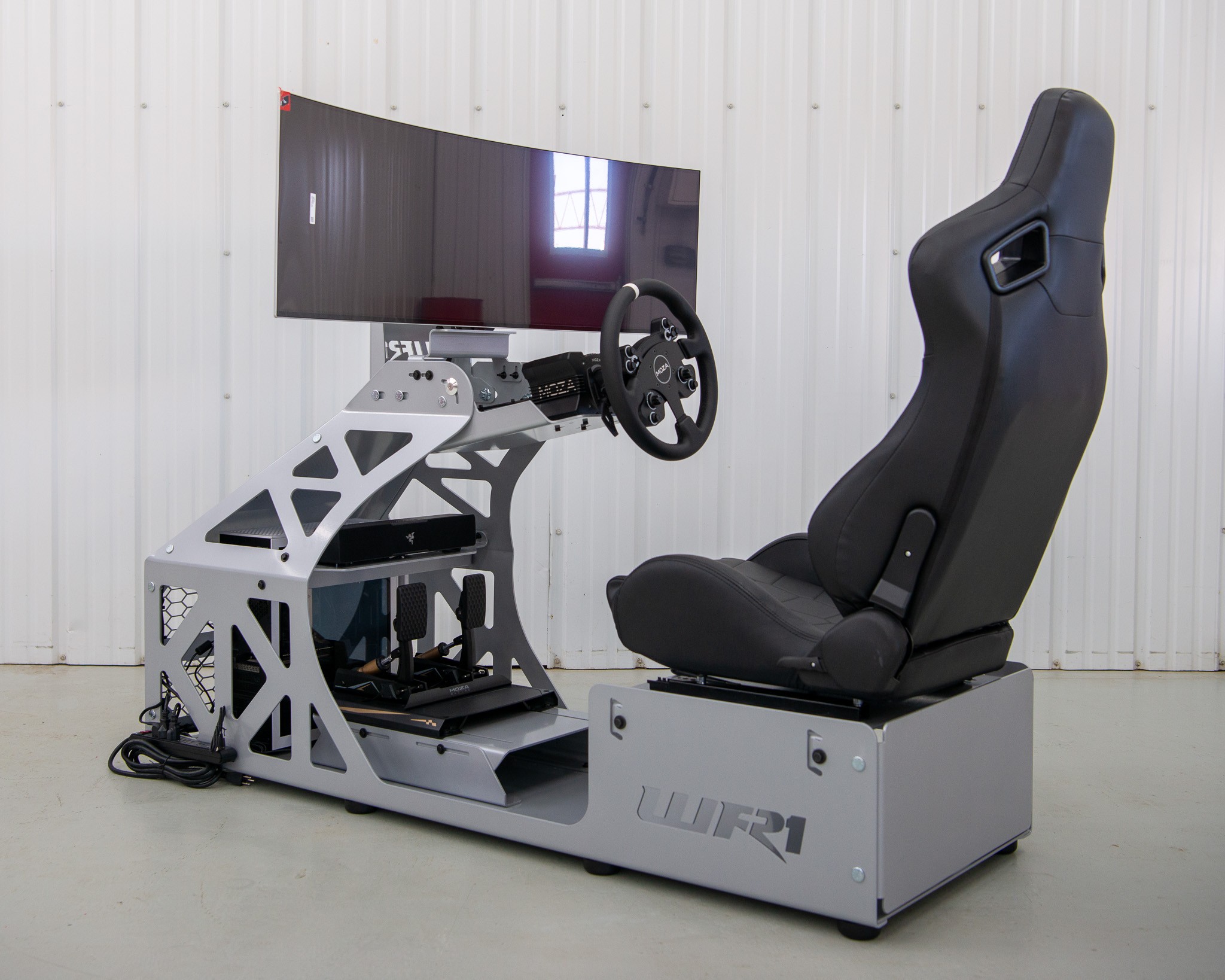WR1 Sim Chassis | Silver Race Ready Standard Seat 2025