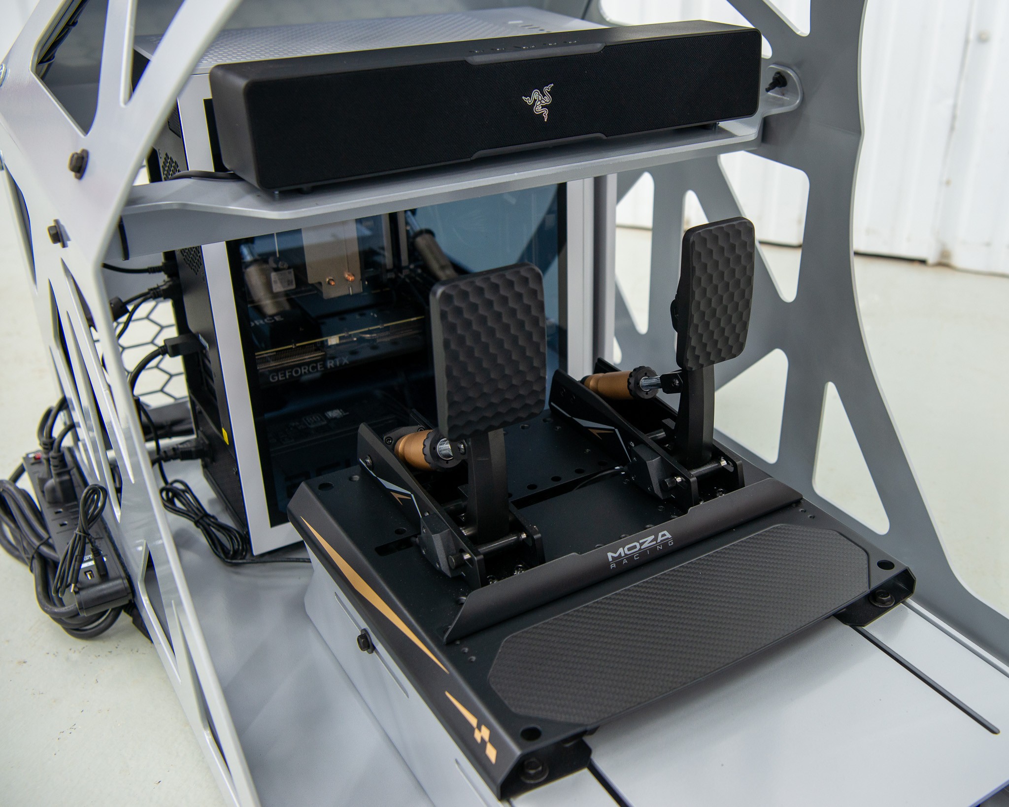 WR1 Sim Chassis | Silver Race Ready Standard Seat 2025